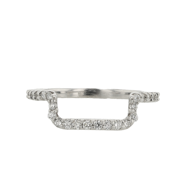 "The Octavia Diamond Band" 0.20CTTW 14KWG – Bova Diamonds