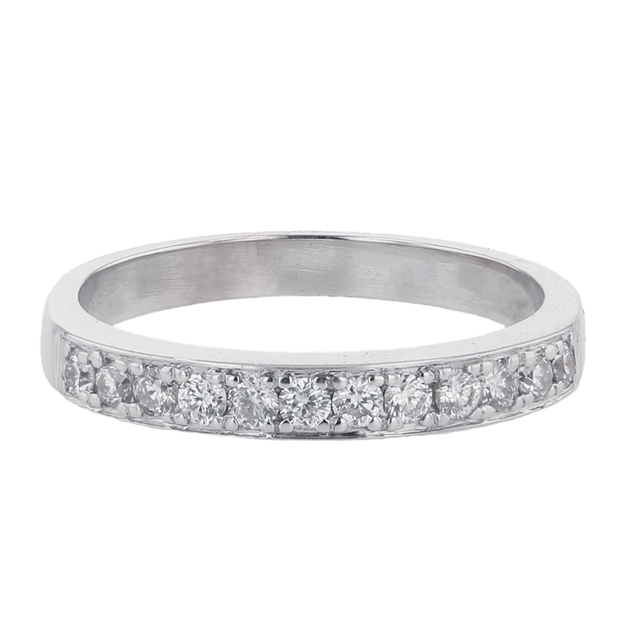 "The Ellie Diamond Band" 0.40CTTW 14KWG – Bova Diamonds